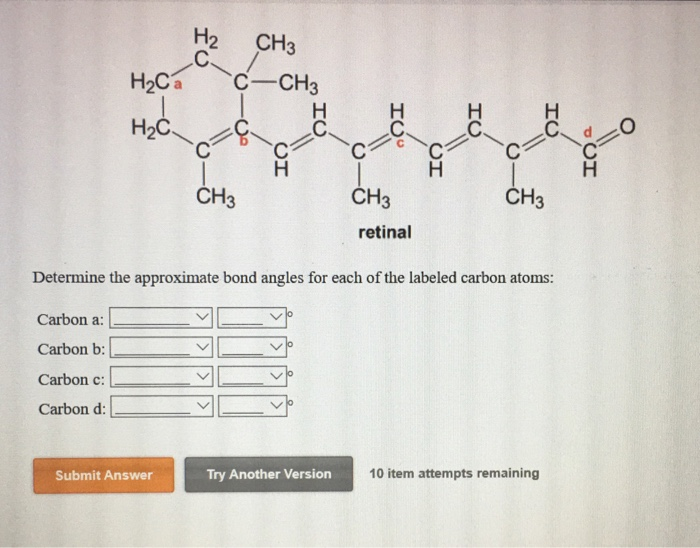 Solved Н2 СHз С-СНз H2Ca H. H2Ć. CНз CНз CHз retinal | Chegg.com
