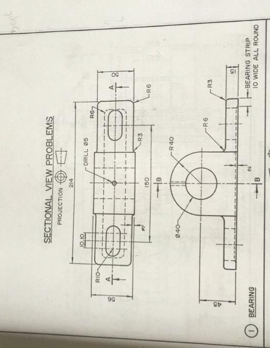 Solved SECTIONAL VIEWS SECTIONAL VIEW PROBLEMS Draw the | Chegg.com