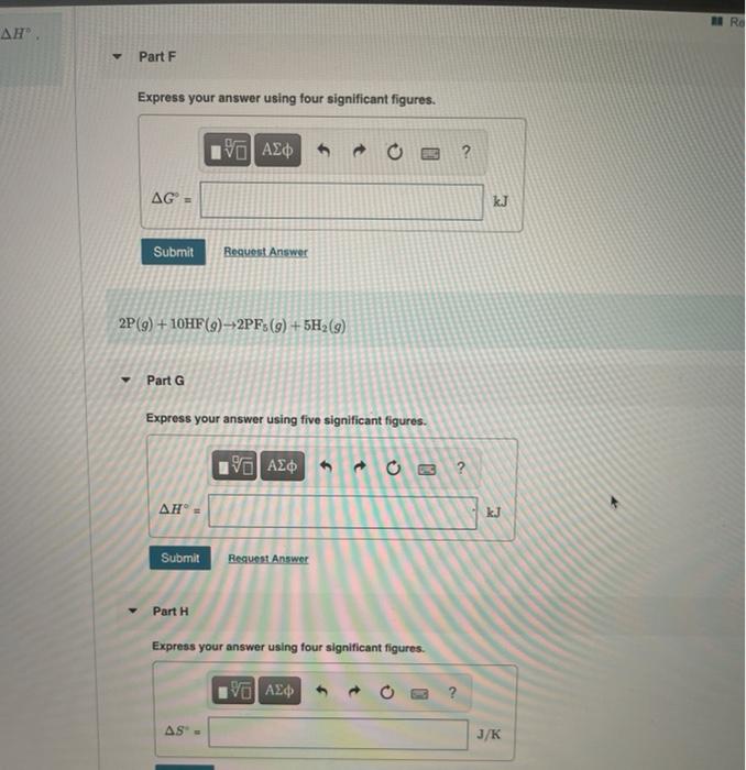 Solved Use data in Appendix C in the textbook to calculate | Chegg.com