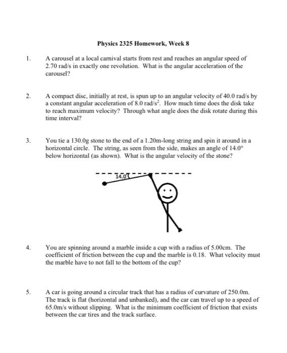 Solved 1. A carousel at a local carnival starts from rest | Chegg.com