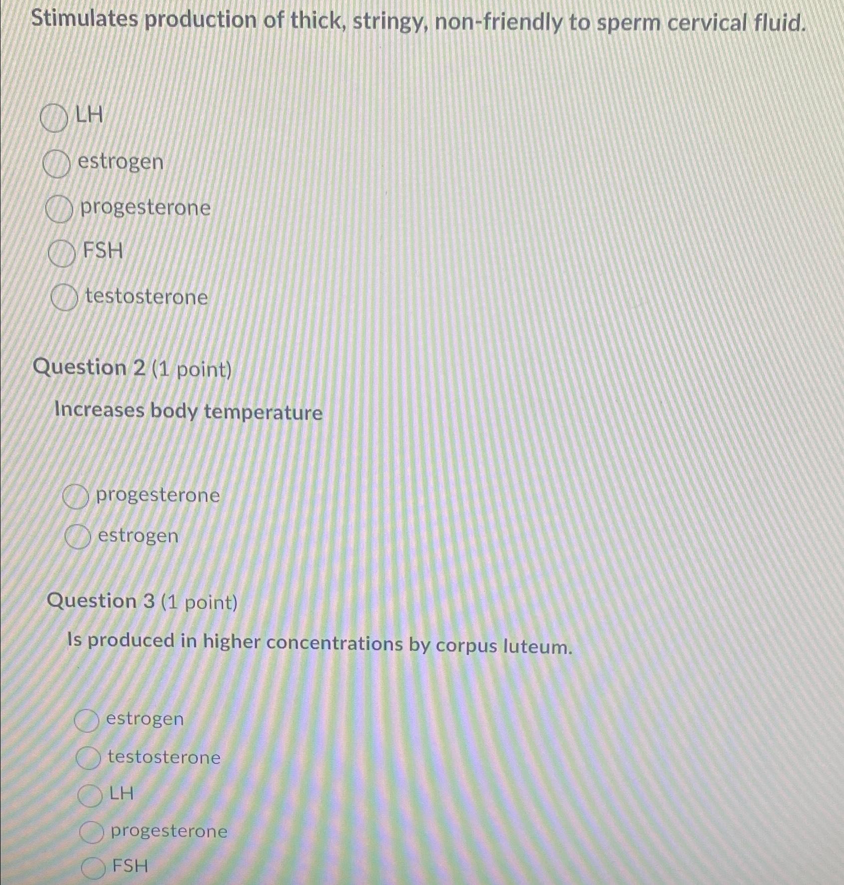 Solved Stimulates production of thick, stringy, non-friendly | Chegg.com