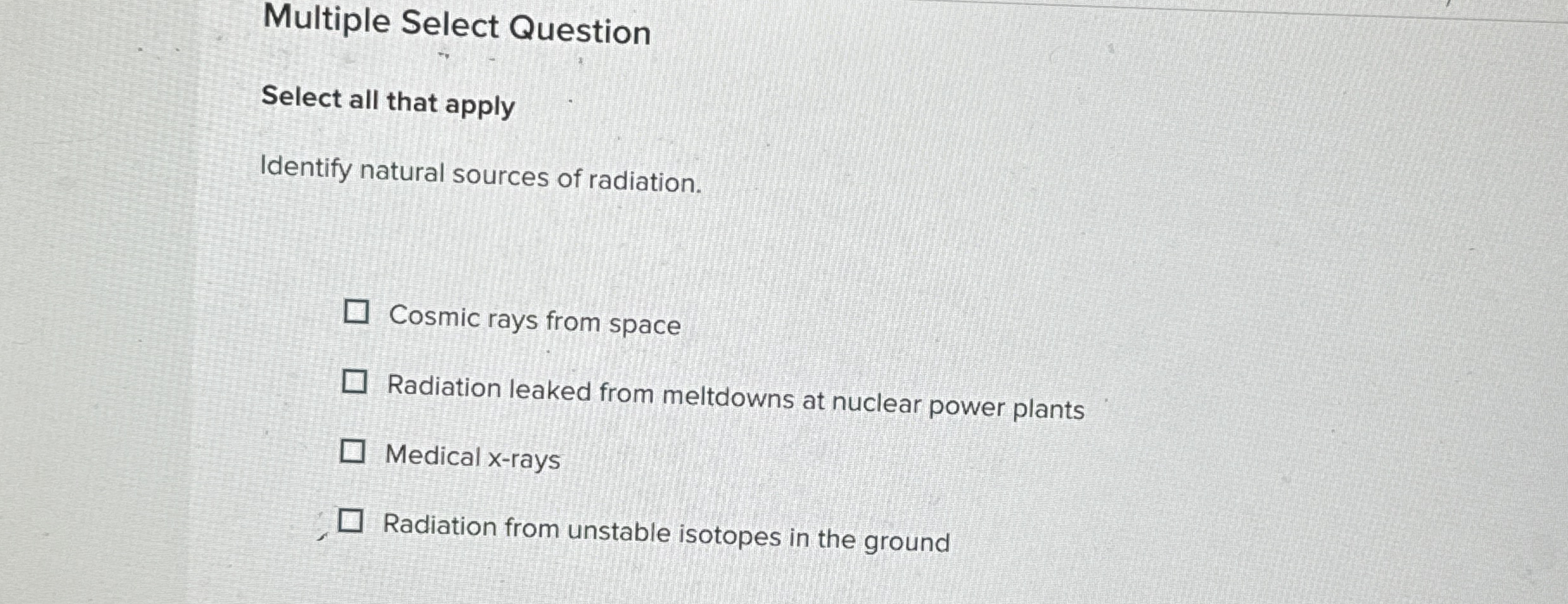 Solved Multiple Select QuestionSelect all that applyIdentify | Chegg.com