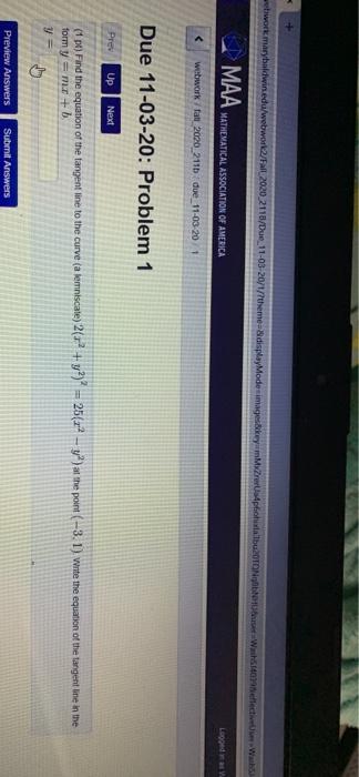 Solved etwork marybaldwin edu/webwork/Fall 2020 2118/Due | Chegg.com
