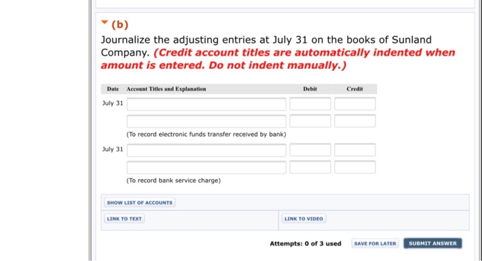 Solved Exercise 7-11 (Part Level Submission) The following | Chegg.com