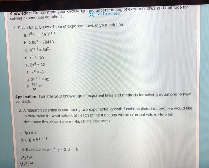 Solved Knowledge: Demonstrate your knowledge and | Chegg.com