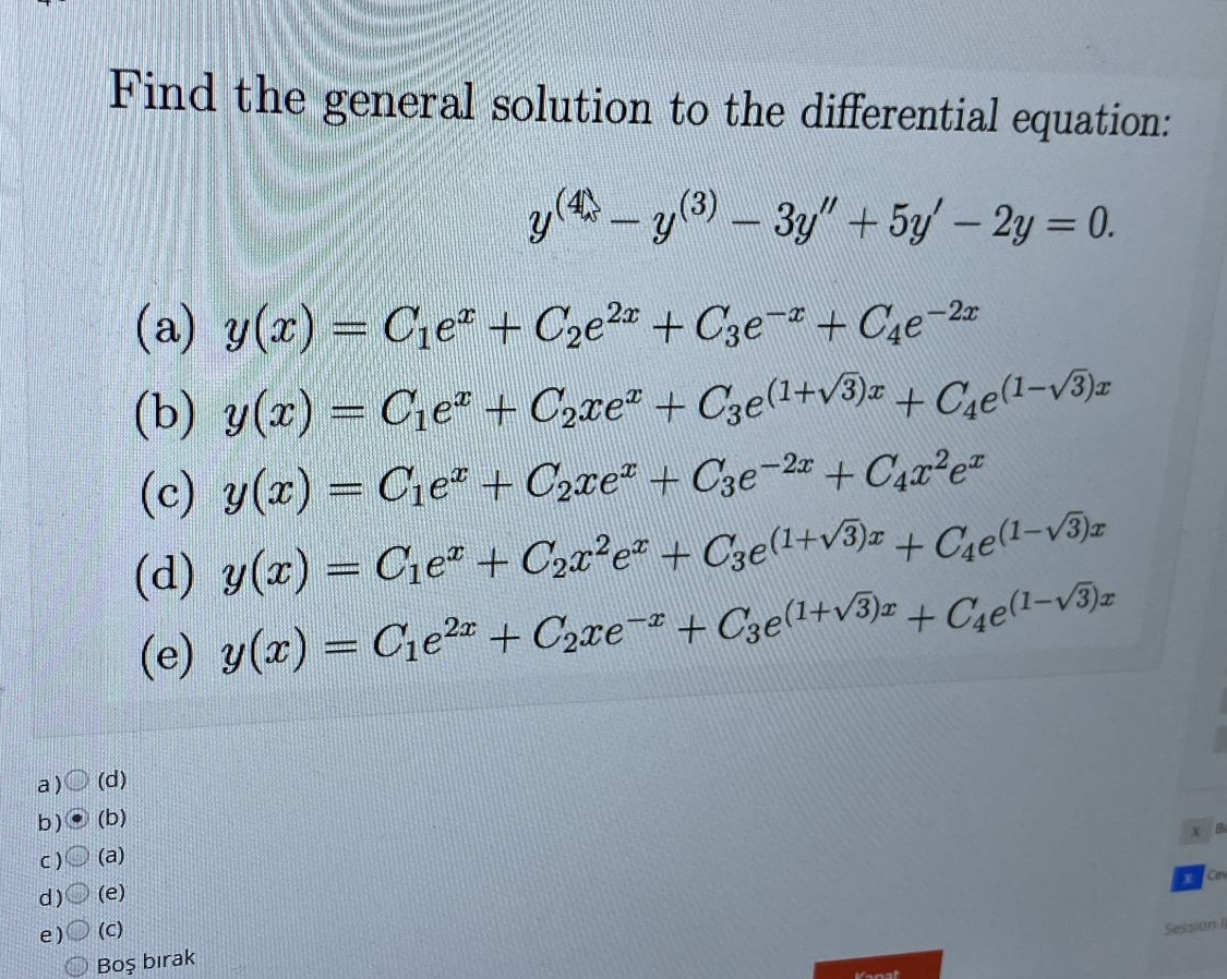 Solved Find the general solution to the differential | Chegg.com