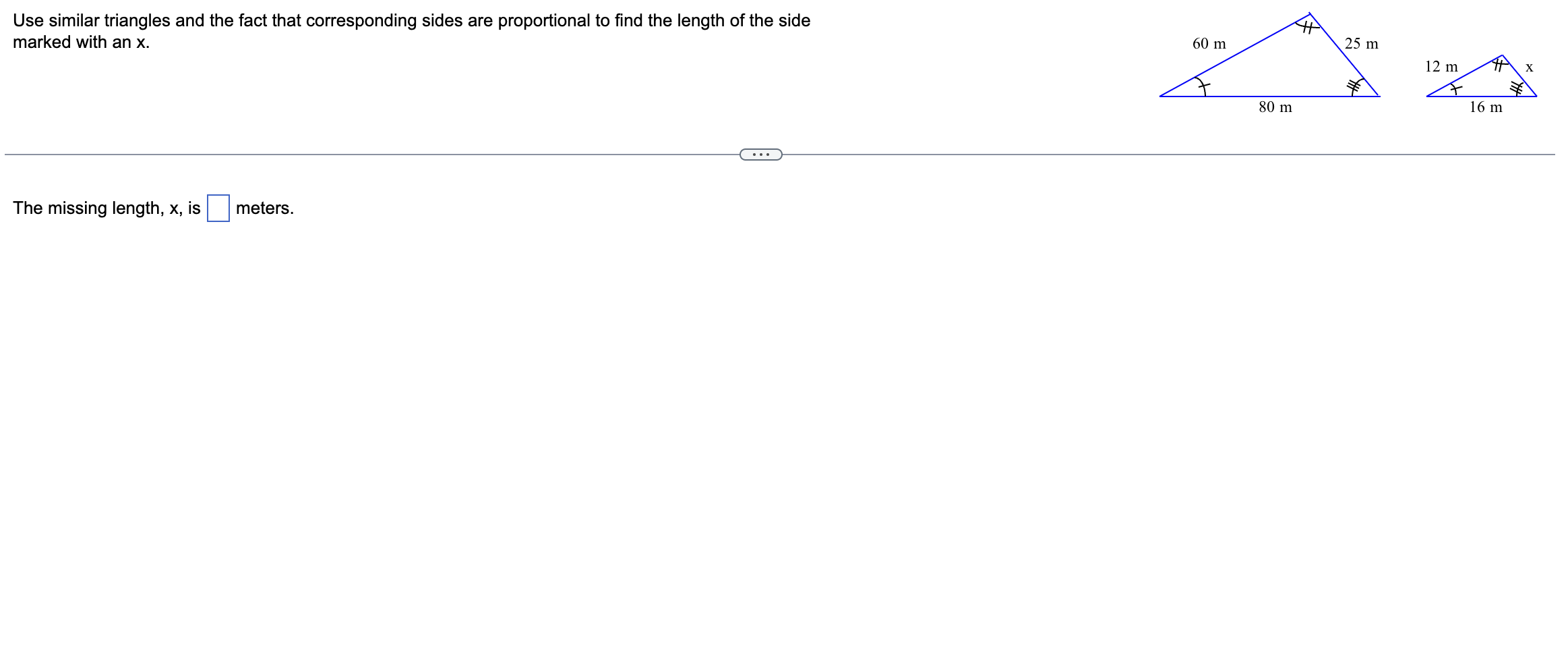 Solved Use similar triangles and the fact that corresponding | Chegg.com