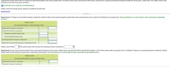 production cost is $0 61 per pack is flow Surco the | Chegg.com