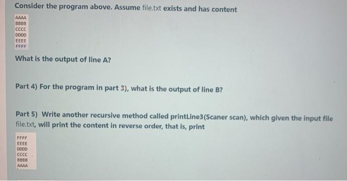 Solved Part 1). Consider the simple recursive algorithm | Chegg.com