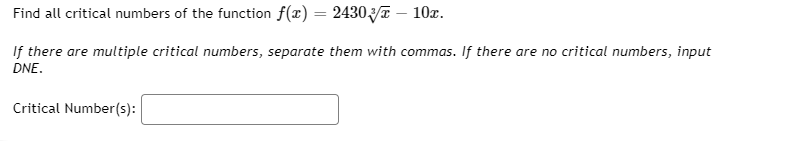 Solved Find all critical numbers of the function | Chegg.com