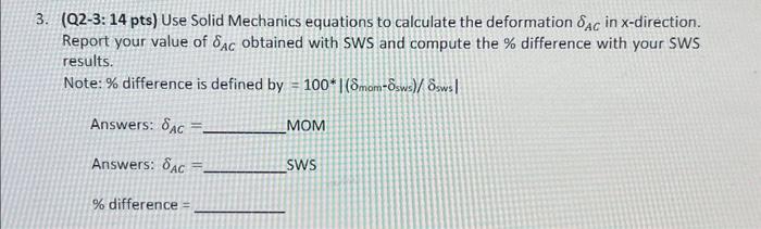 Solved Determine the transverse strain 8y on the split line | Chegg.com
