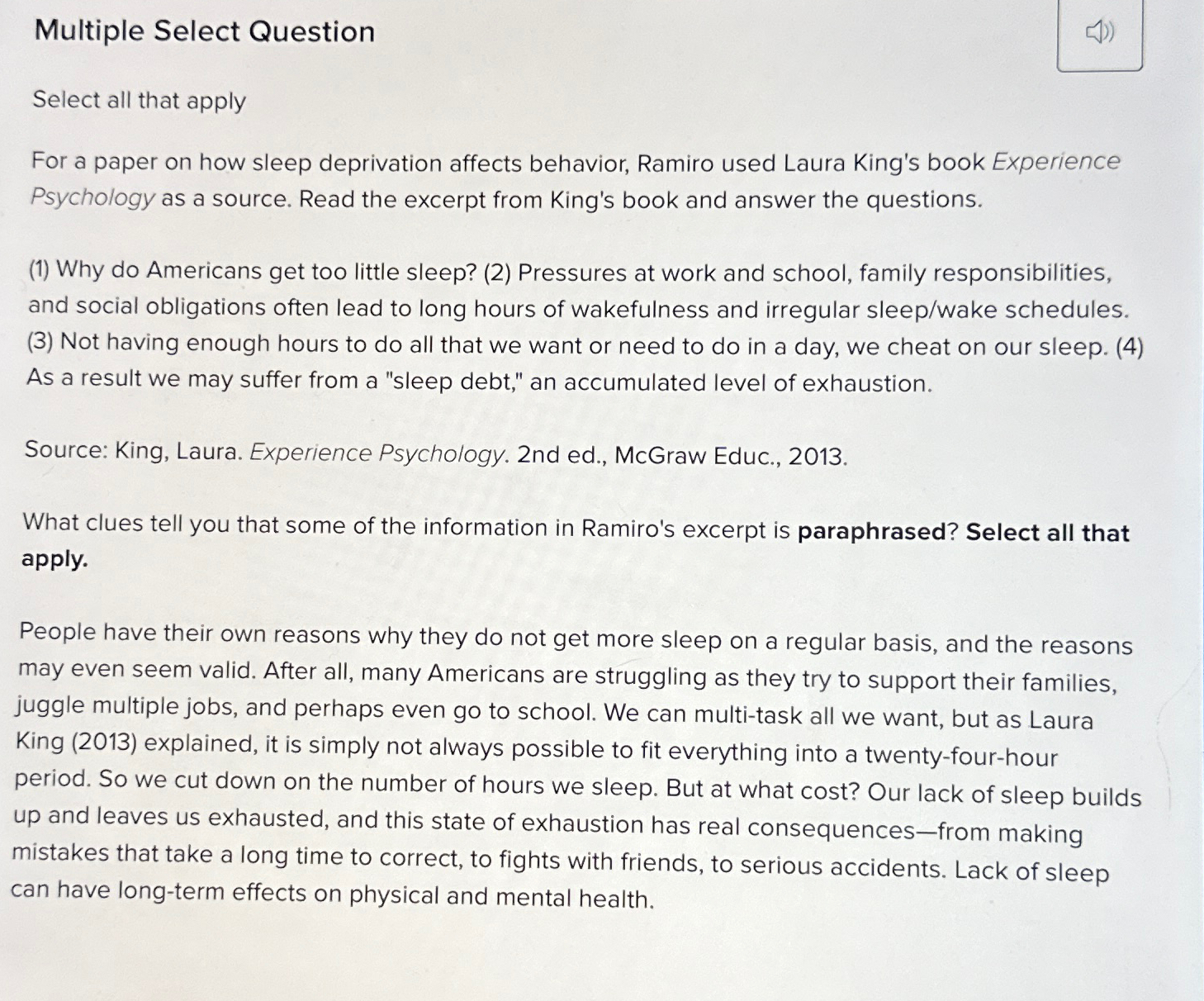 Solved Multiple Select QuestionSelect all that applyFor a | Chegg.com