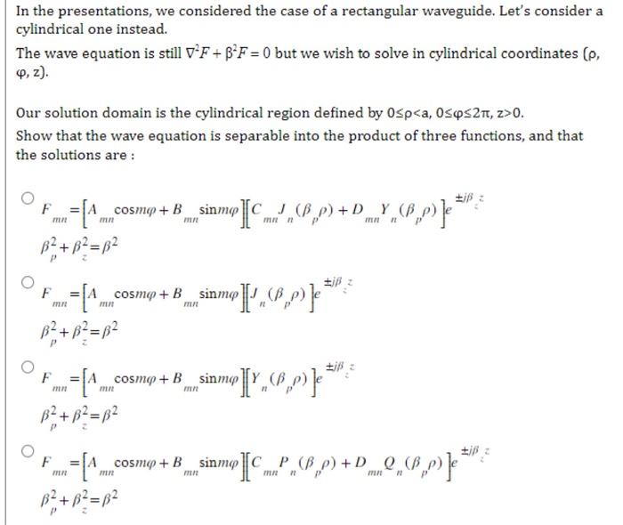 Solved In the presentations, we considered the case of a | Chegg.com