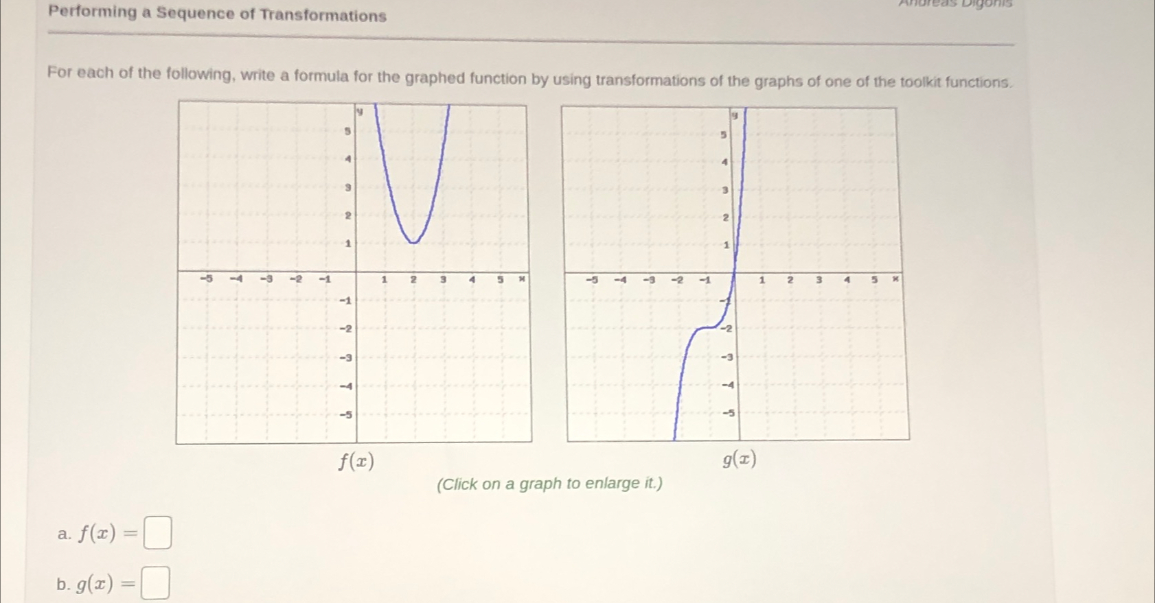 Solved Performing a Sequence of TransformationsFor each of | Chegg.com