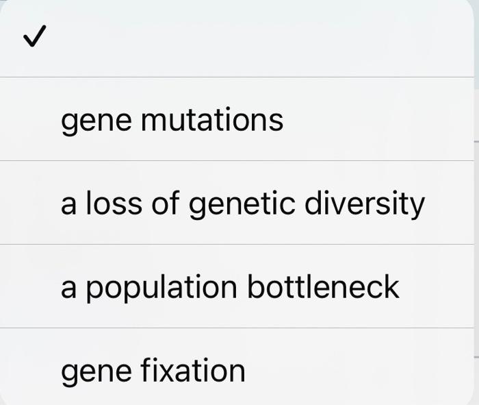 Solved Gene fixation is the process by which a random | Chegg.com