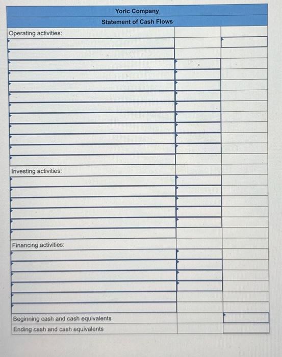 Solved Problem 15-11 (Algo) Missing Data; Statement of Cash | Chegg.com