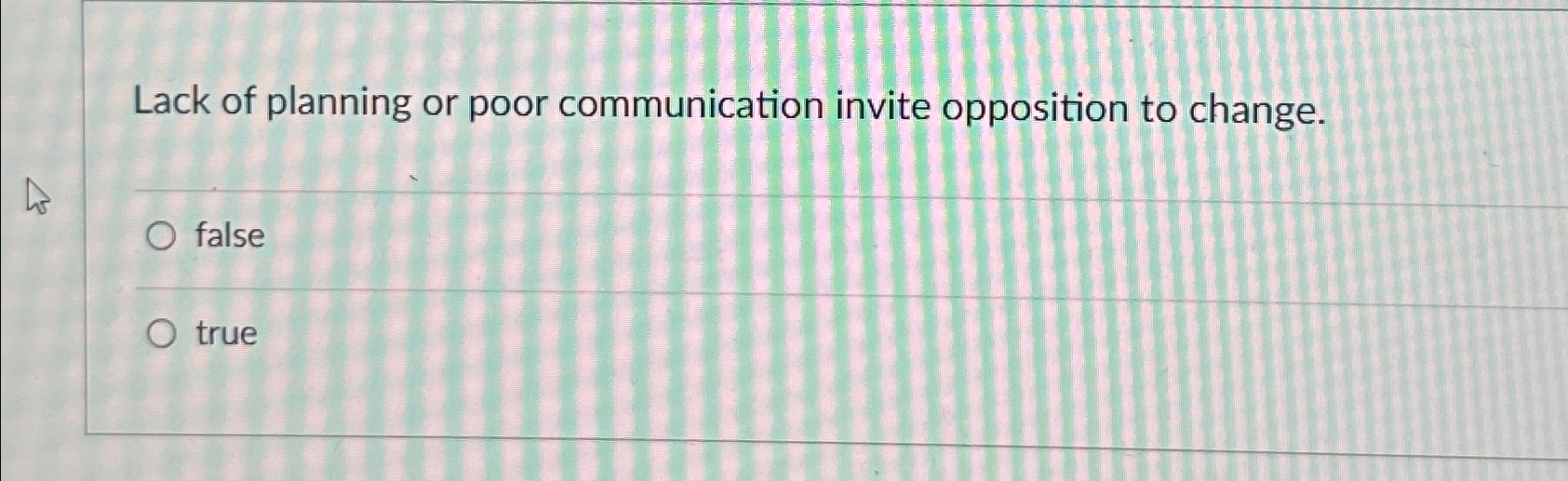 Solved Lack of planning or poor communication invite | Chegg.com
