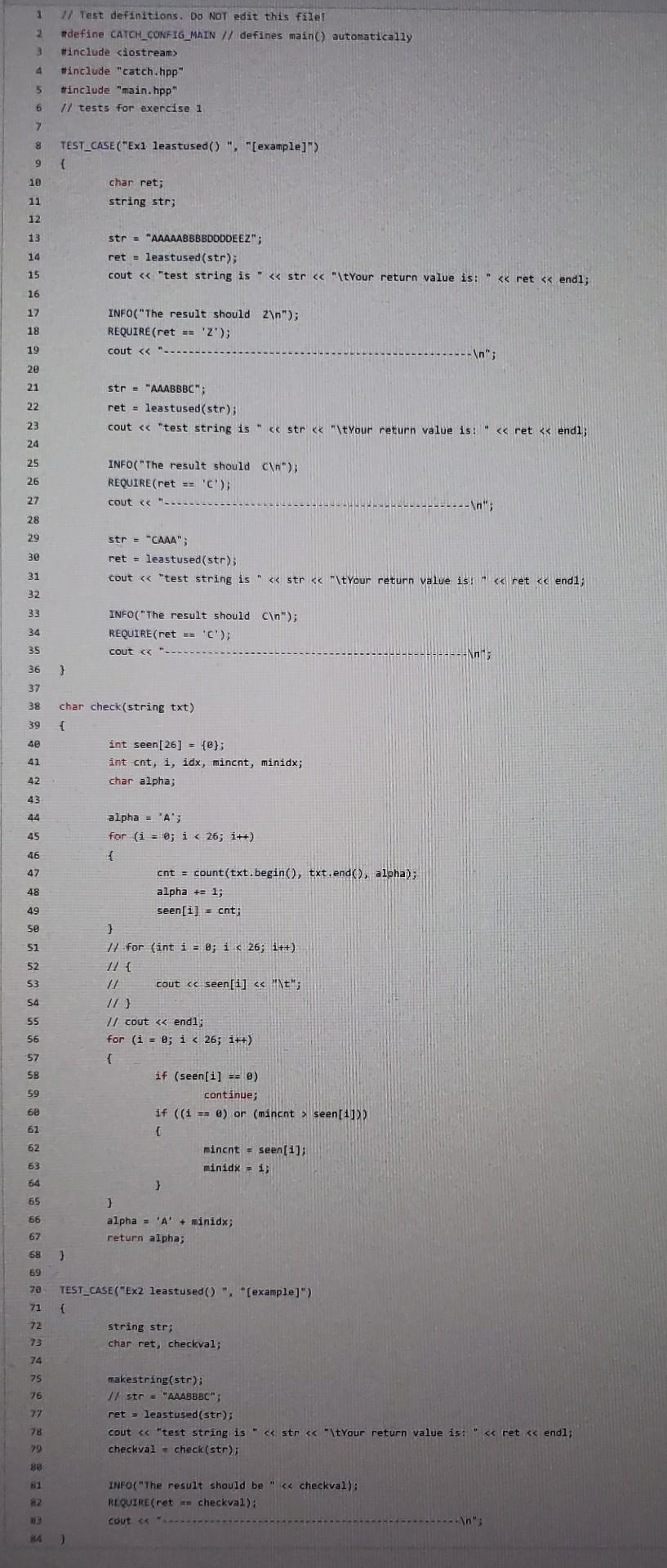 Solved We will make a program that checks the occurrences of | Chegg.com