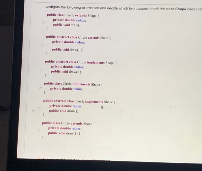 Solved Investigate the following expression and decide which | Chegg.com