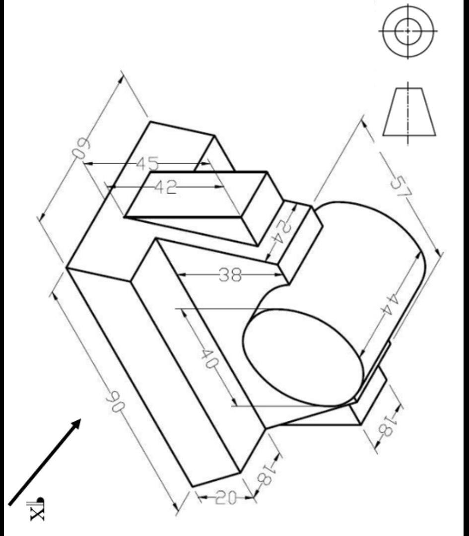 Solved Please draw the three projections of the figure and | Chegg.com Solved Please draw the three projections of the figure and | Chegg.com