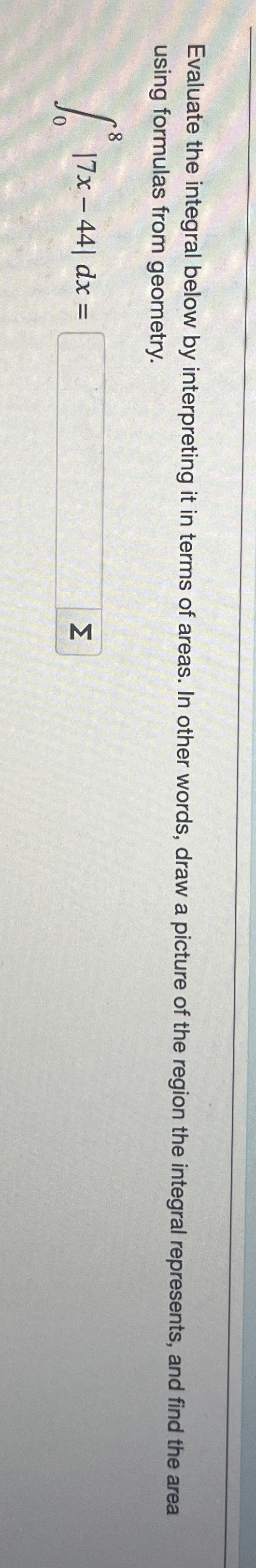 Solved Evaluate the integral below by interpreting it in | Chegg.com