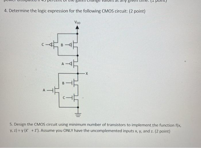 Solved 4. Determine the logic expression for the following | Chegg.com