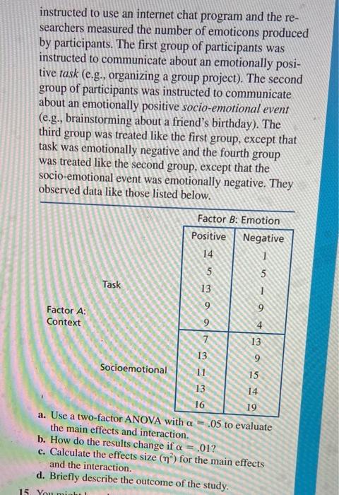 Solved 14. Emoticons, like and @, are helpful for expressing | Chegg.com