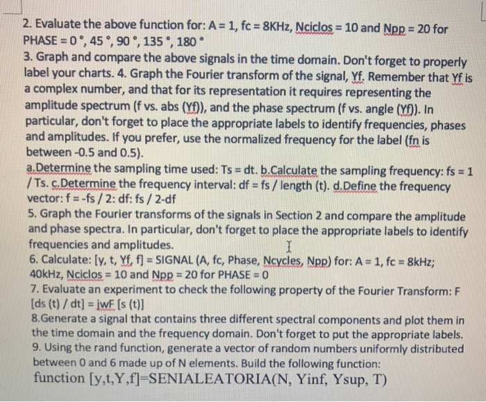 Solved Generate a function in MATLAB identified SENIAL (A, | Chegg.com