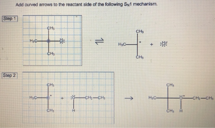 Solved Add curved arrows to the reactant side of the | Chegg.com