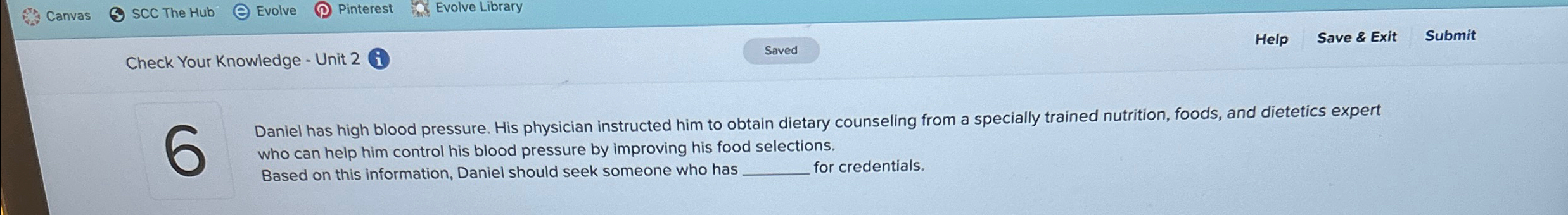 Solved CanvasSCC The HubEvolvePinterestEvolve LibraryCheck | Chegg.com