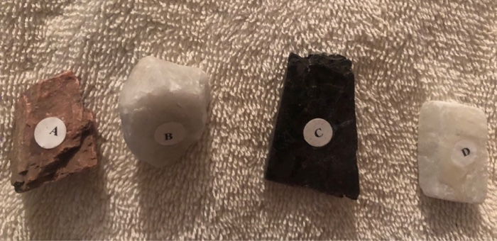 Solved Mineral Identification Instructions and | Chegg.com