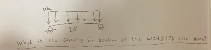 Solved wa को 269 Capacity for bending of the w24x176 Steel | Chegg.com