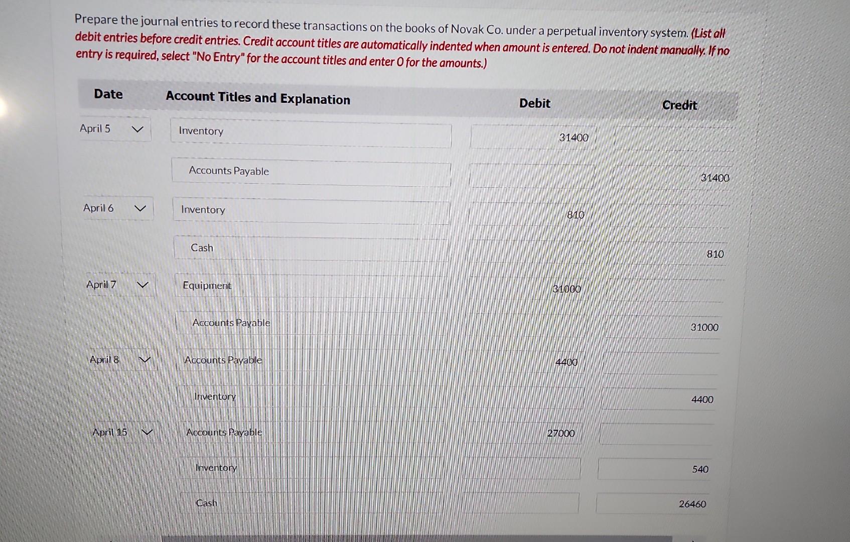 Solved Information related to Novak Co. is presented below. | Chegg.com