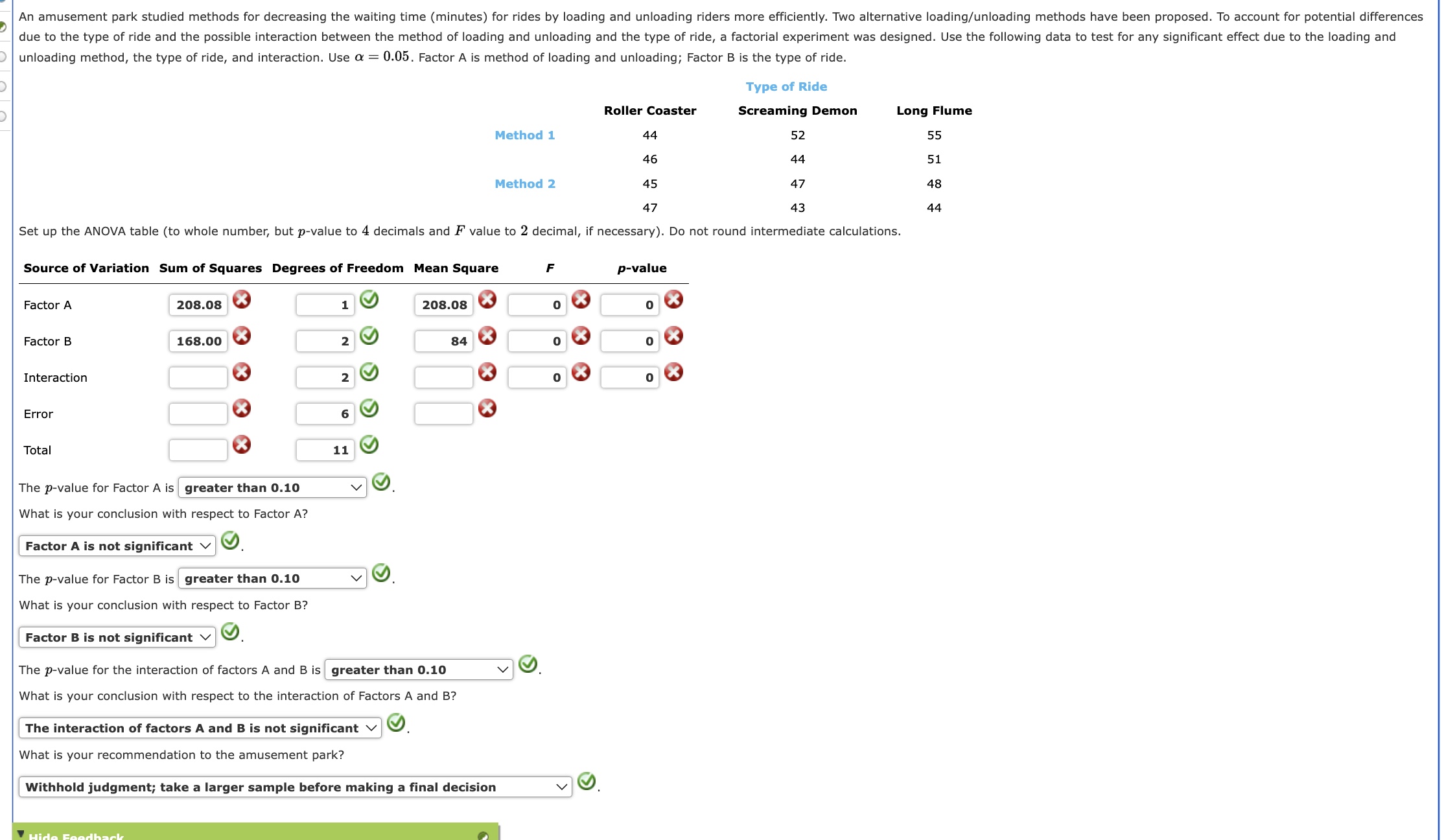 Solved unloading method, the type of ride, and interaction. | Chegg.com