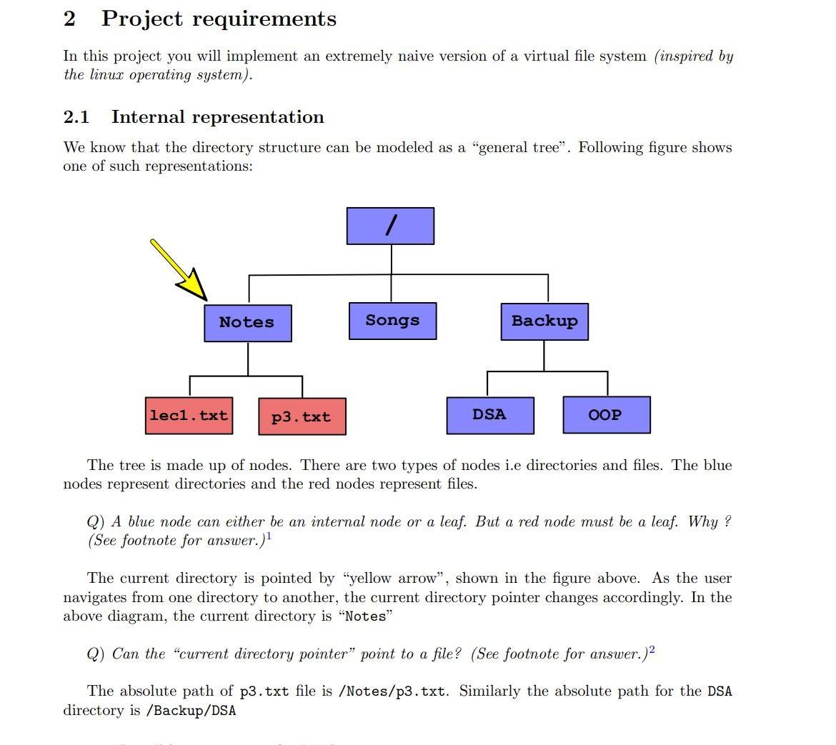 2 Project requirements In this project you will | Chegg.com