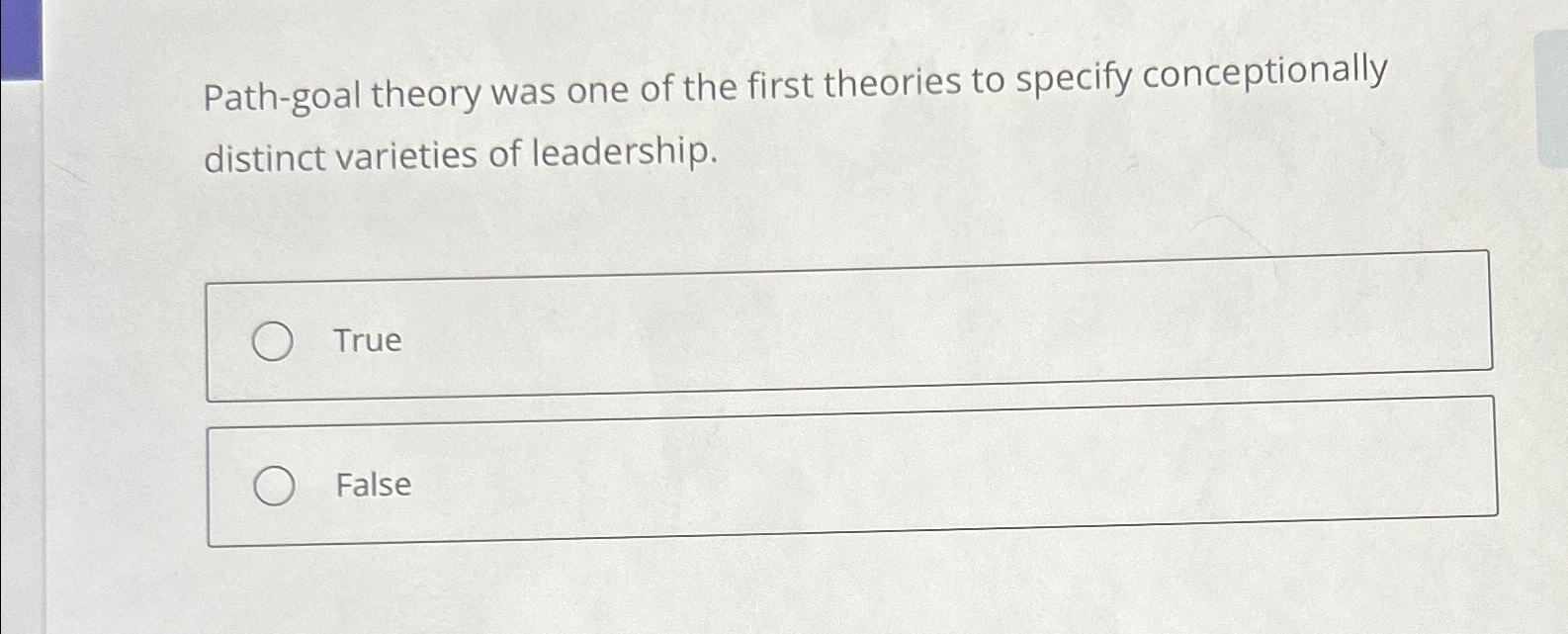 Solved Path-goal theory was one of the first theories to | Chegg.com