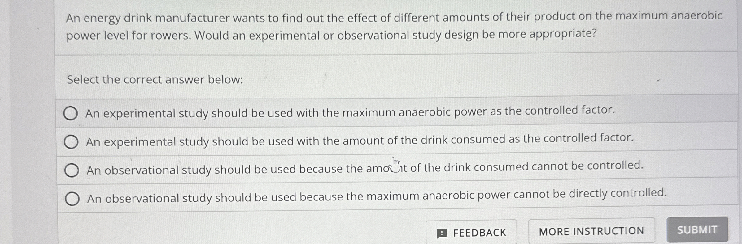 An energy drink manufacturer wants to find out the | Chegg.com