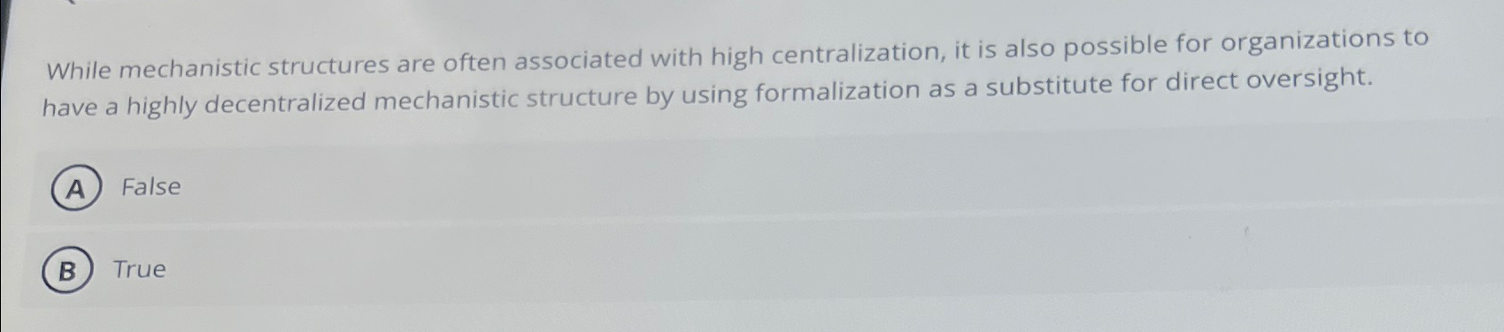 Solved While mechanistic structures are often associated | Chegg.com