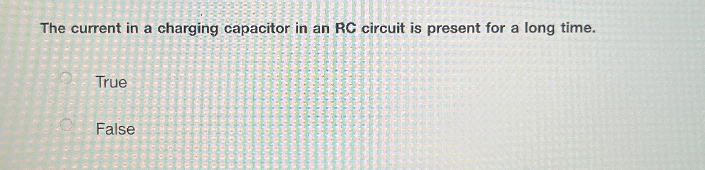 Solved The current in a charging capacitor in an RC circuit | Chegg.com