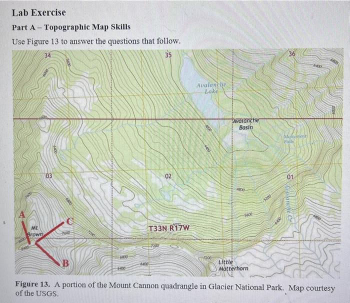Solved 1. What is the contour interval on this map?A. 10 | Chegg.com