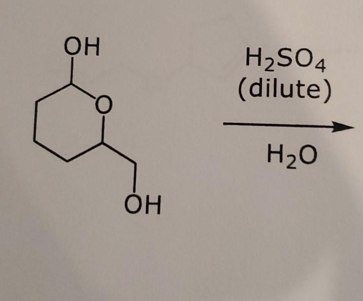 Solved ОН H2SO4 (dilute) H2O ОН | Chegg.com