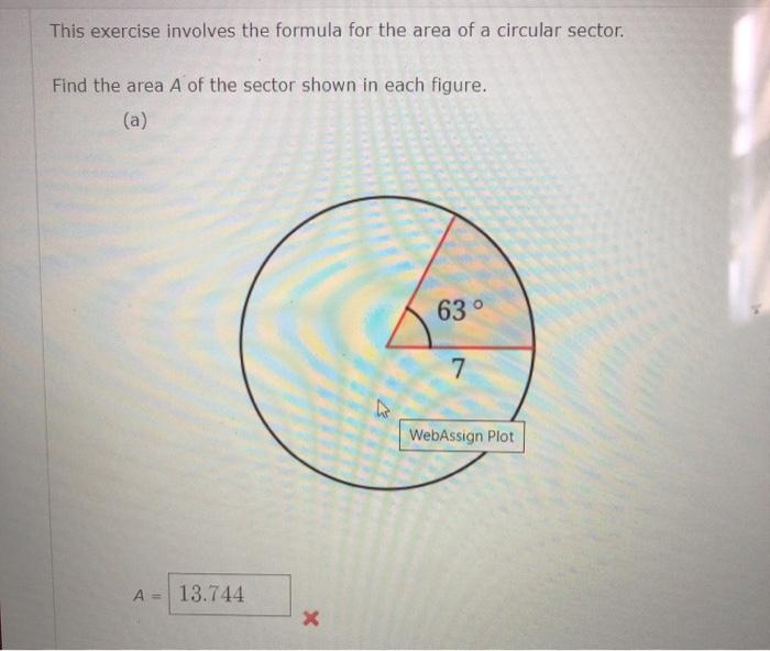 Solved This exercise involves the formula for the area of a | Chegg.com