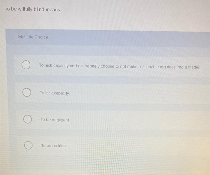 Solved A voidable contract Multiple Choice Allows the | Chegg.com