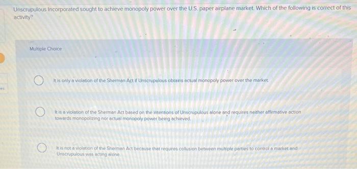 Solved Which of the following is not a form of horizontal | Chegg.com