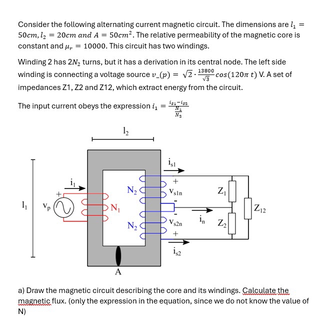 Solved Consider the following alternating current magnetic | Chegg.com