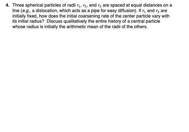 Solved Three spherical particles of radii r1,r2, ﻿and r3 | Chegg.com