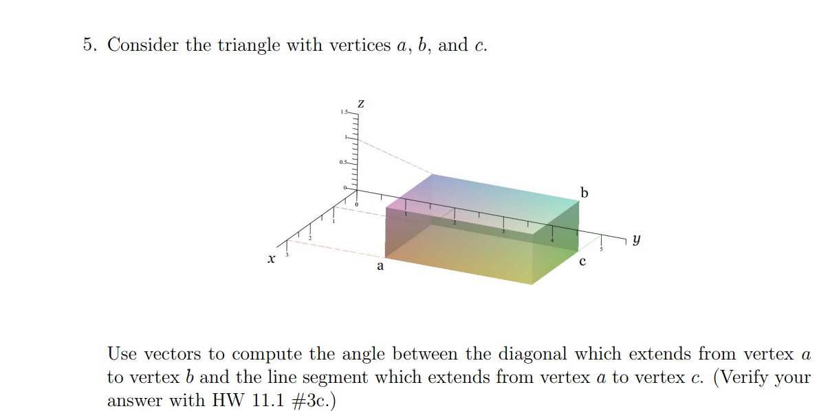 Solved Consider the triangle with vertices a,b, ﻿and c.Use | Chegg.com