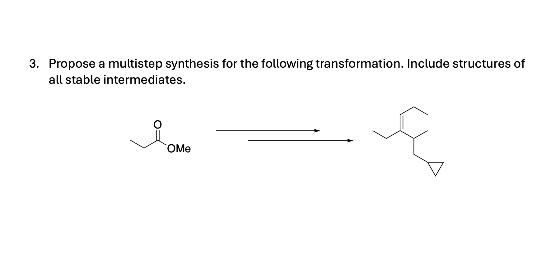 Solved Propose a multistep synthesis for the following | Chegg.com