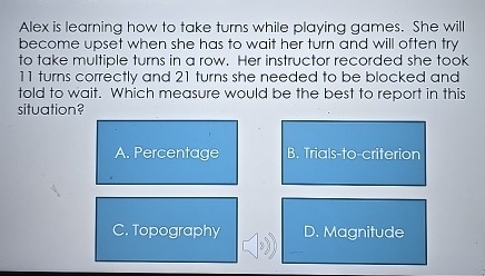Solved Alex is learning how to take turns while playing | Chegg.com