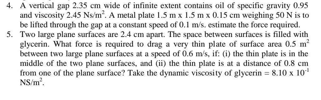 Solved 2 4. A vertical gap 2.35 cm wide of infinite extent | Chegg.com